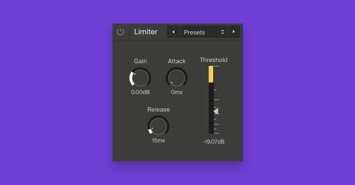 Limiter | Maximize volume with an audio limiter | Soundation
