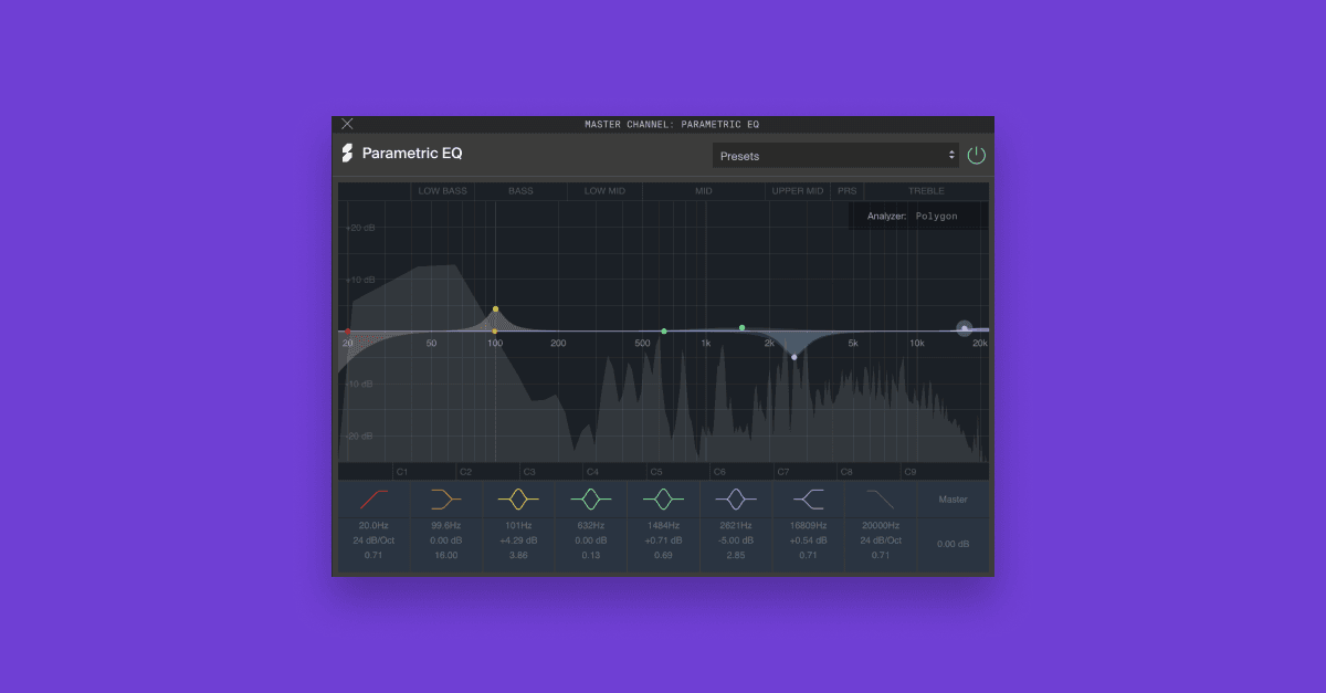 Parametric EQ | EQ like a pro online | Soundation