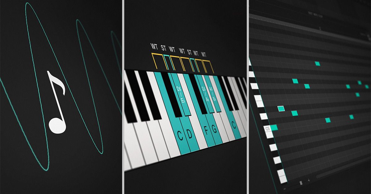 Learning notes and scales to create melodies | Soundation
