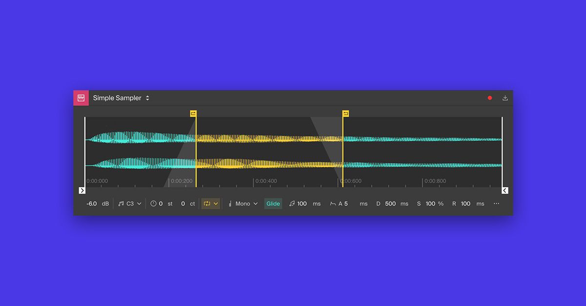 Simple Sampler | Create instruments online | Soundation